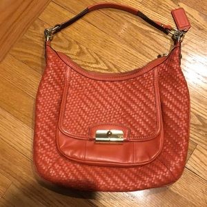 Coach | Bags | Coach Kristin Woven Leather Purse | Poshmark